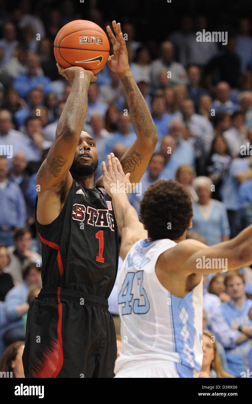 Chapel Hill, NC, U.S. 23rd Feb, 2013. North Carolina Tar Heels forward ...