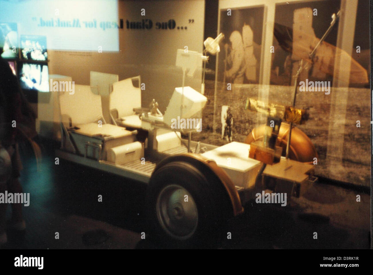 A glossy photo of the Lunar Roving Vehicle (LRV), which was used on the ...