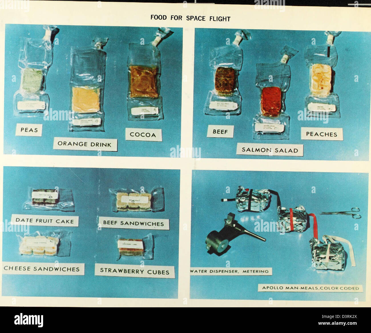 Space food nasa hi-res stock photography and images - Alamy