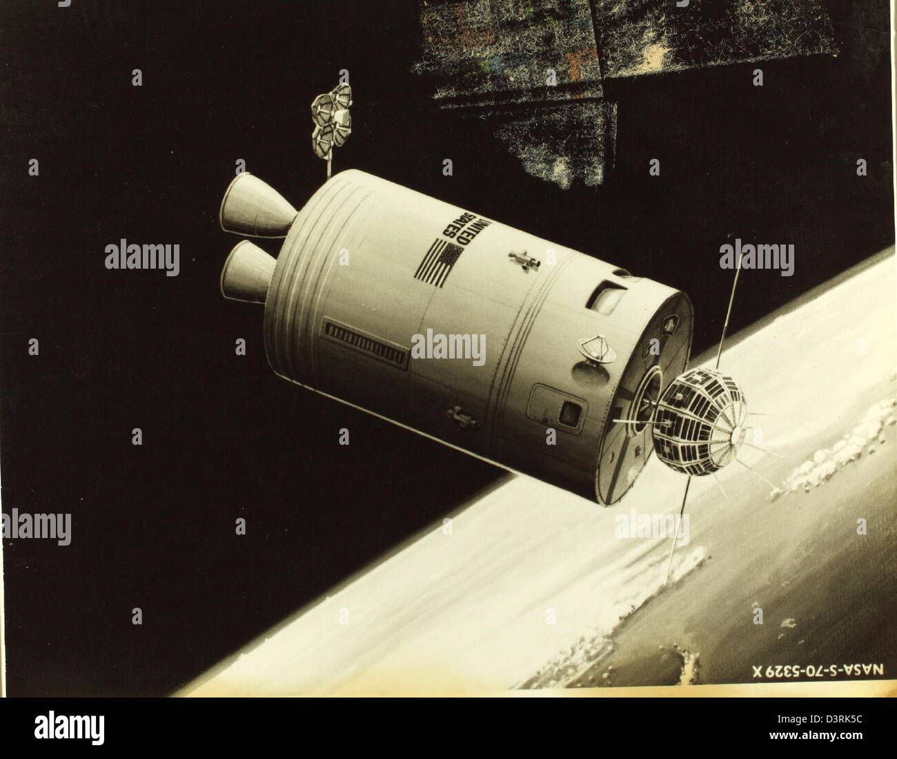 A high-quality image of a multi-use space vehicle, showcasing its ...