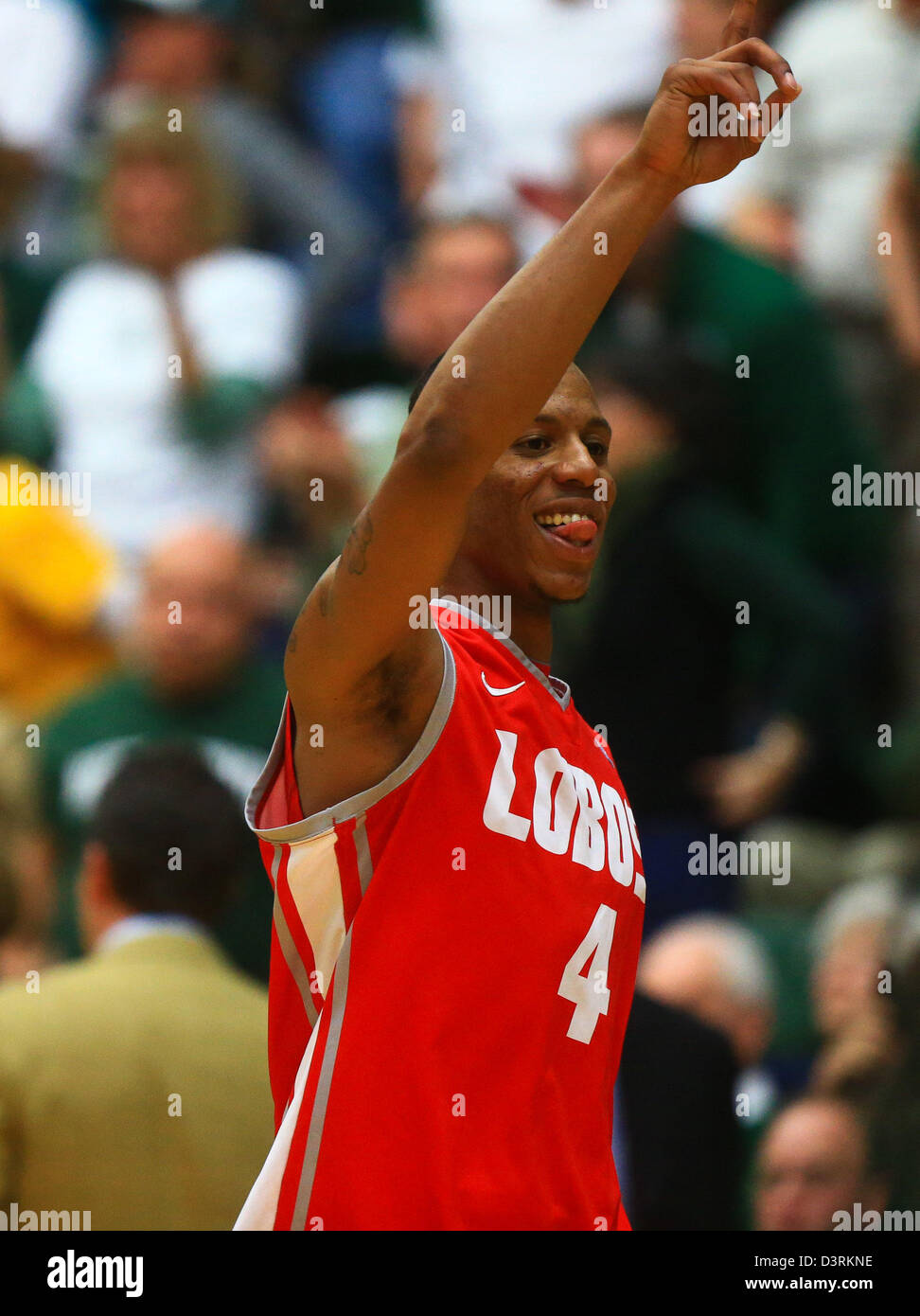 Fort Collins, CO, USA. 23rd Feb, 2013. New Mexico's Chad Adams ...