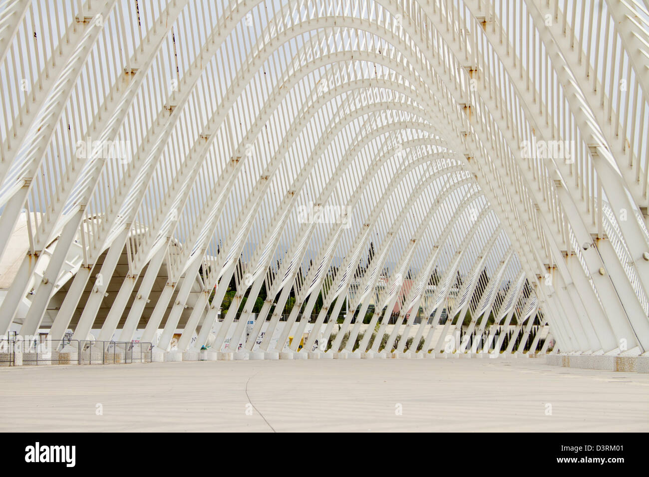 Olympic Stadium in Athens, Greece built in 2004. Popular European ...