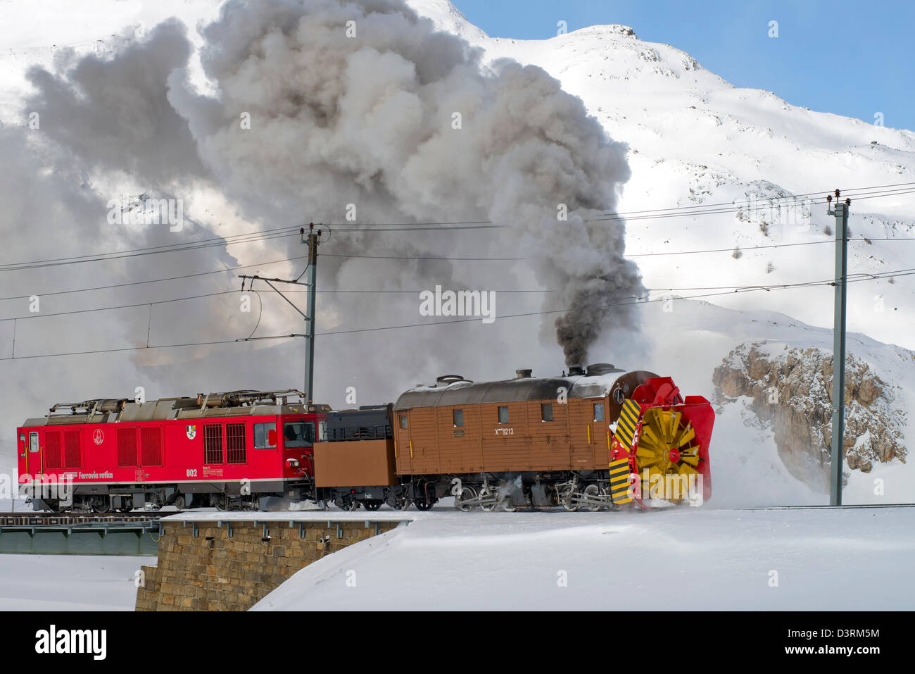 Snow blower train hi-res stock photography and images - Alamy