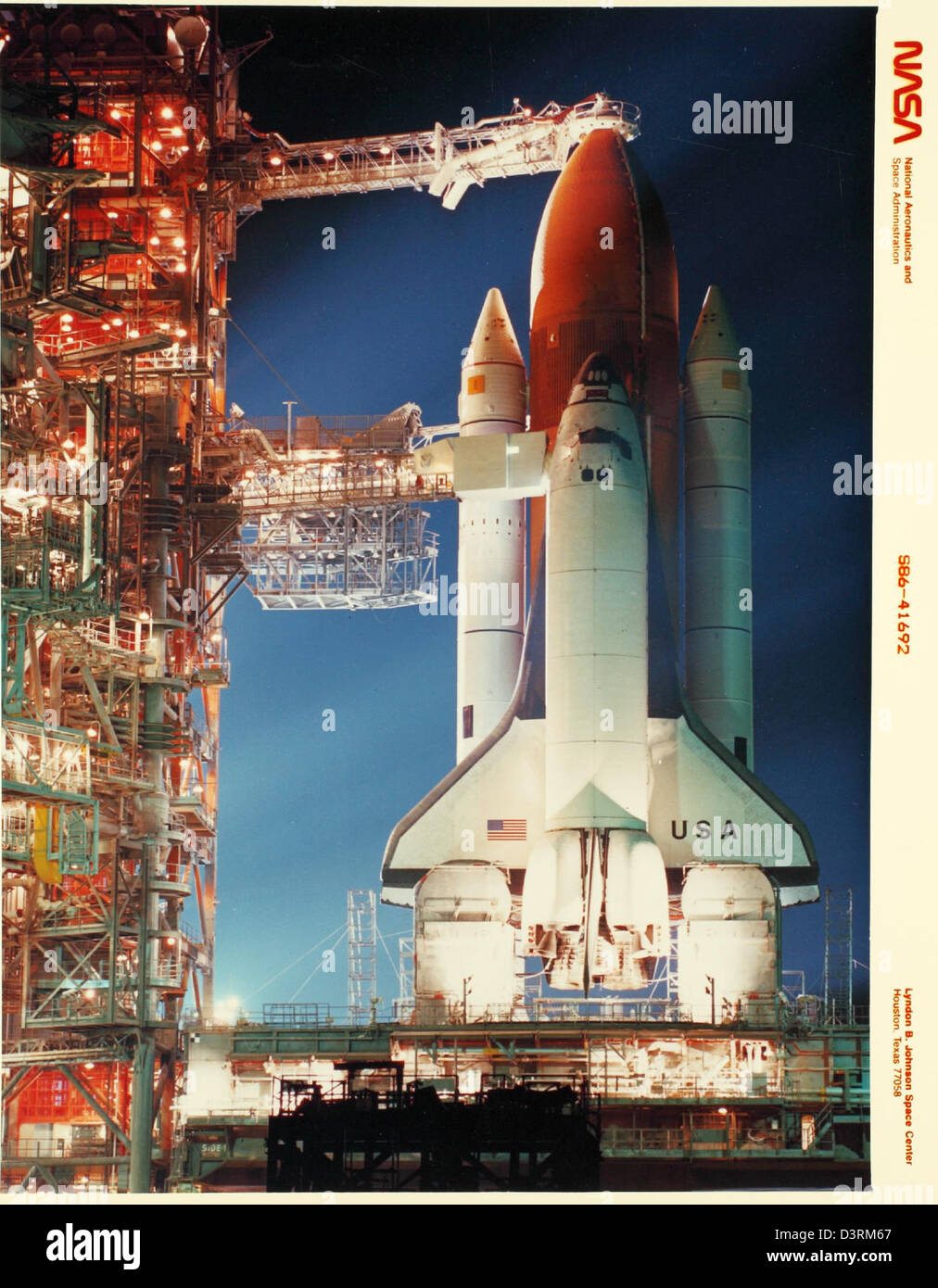 A glossy photo from NASA's Space Shuttle Program, taken between May 4 ...
