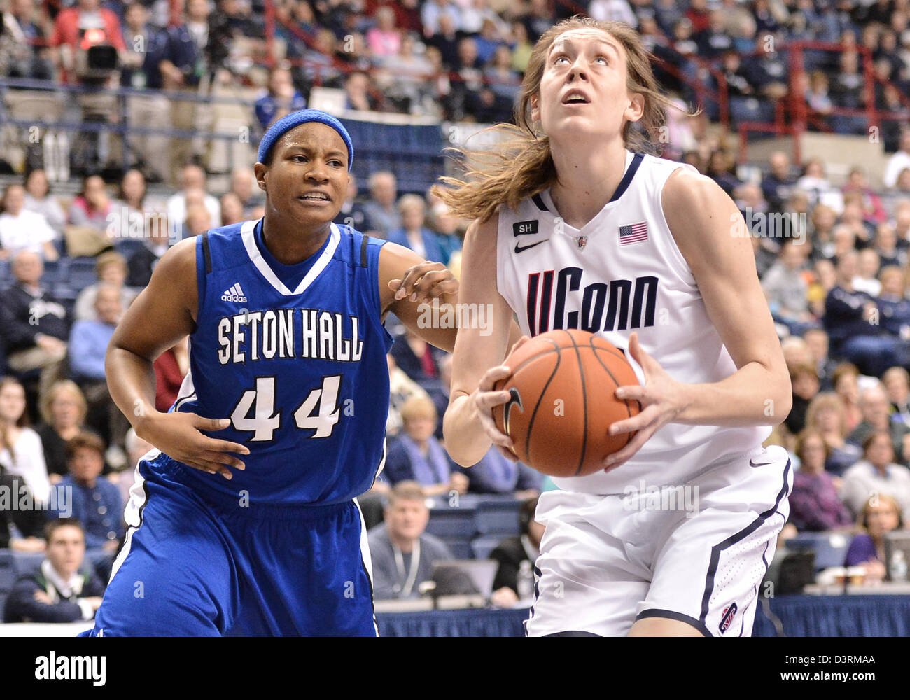 Storrs, CT, USA. 23rd Feb, 2013. Connecticut Huskies forward Breanna ...