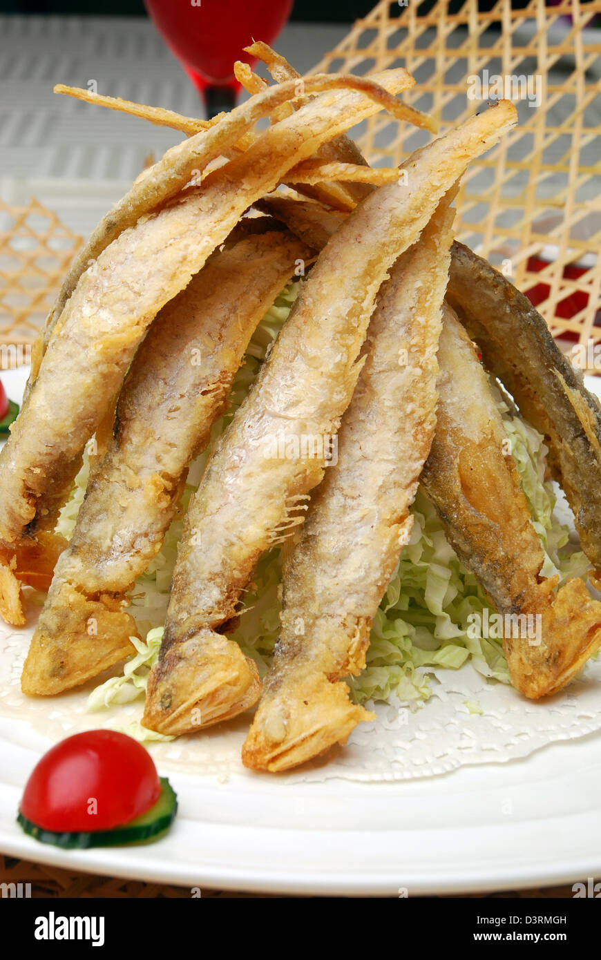 food in china--fried fish Stock Photo - Alamy