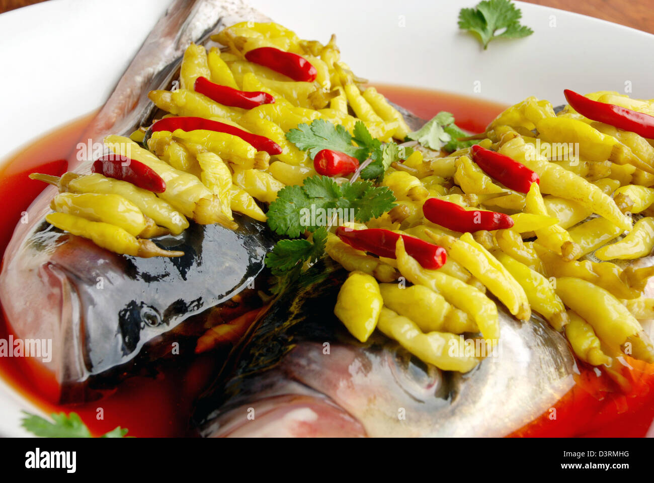 Chili fish head hi-res stock photography and images - Alamy