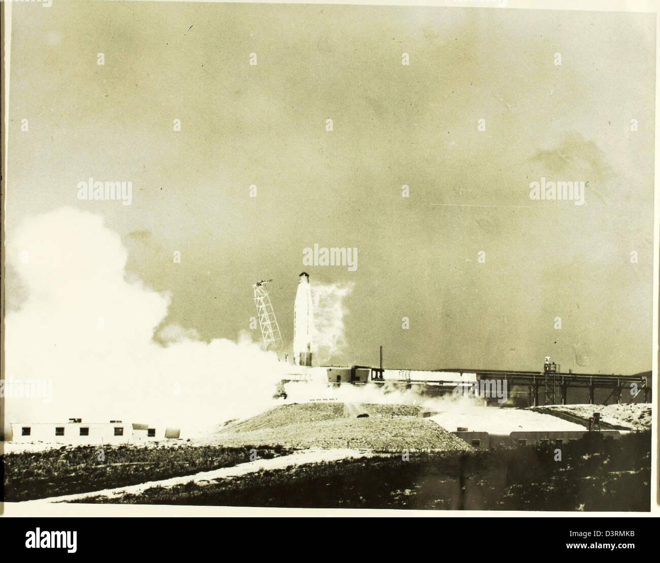 The Convair Atlas rocket, developed by General Dynamics, was a key ...