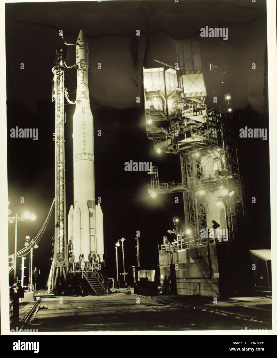 A glossy photo of the McDonnell Douglas Delta rocket, a key vehicle ...