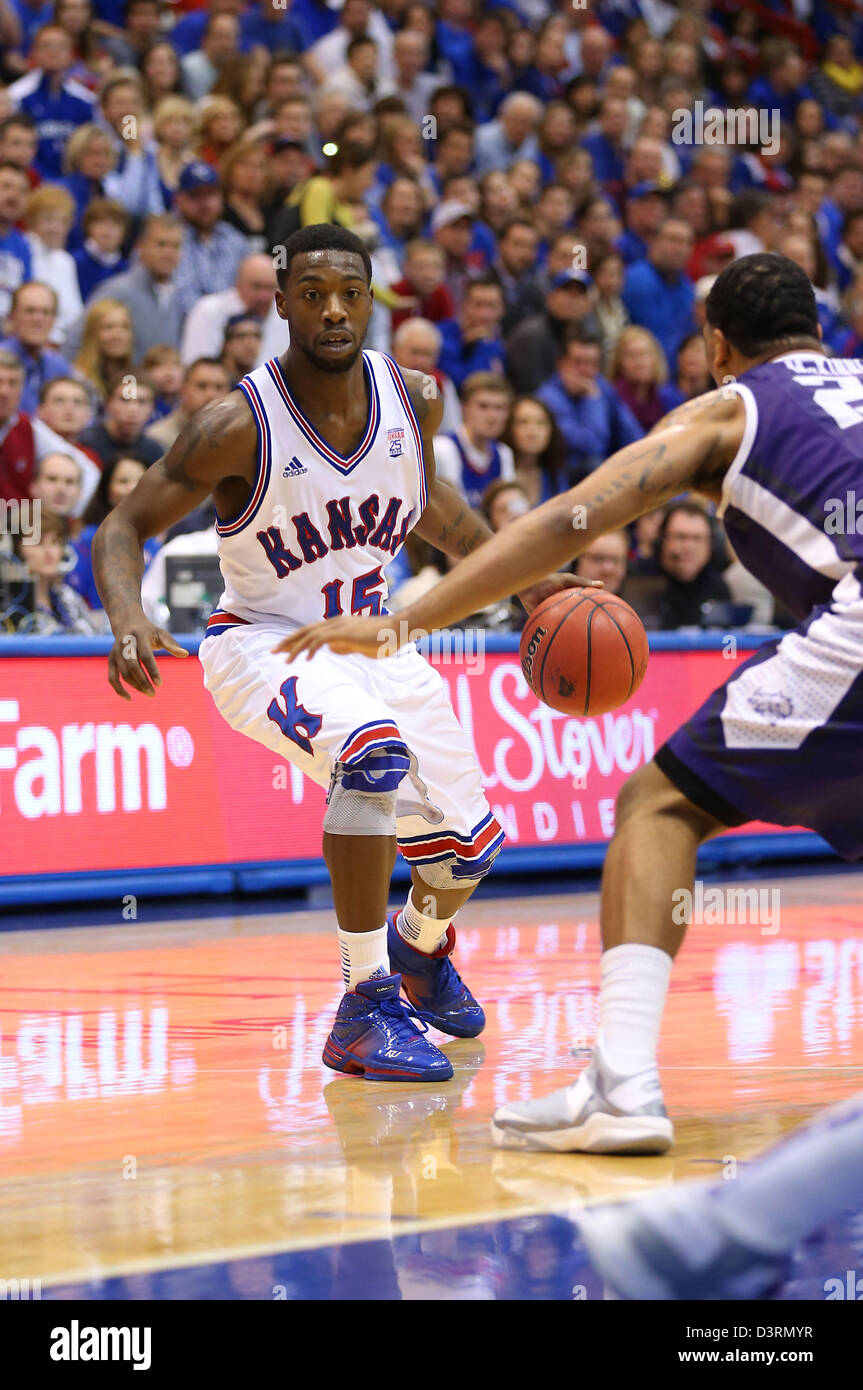 Lawrence, KS, USA. 23rd Feb, 2013...Mark Weaver/Cal Sport Media Stock ...