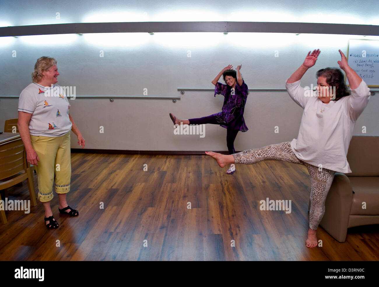 Spring Hill, Florida, US. 23rd Feb, 2013. From left, former mermaids ...