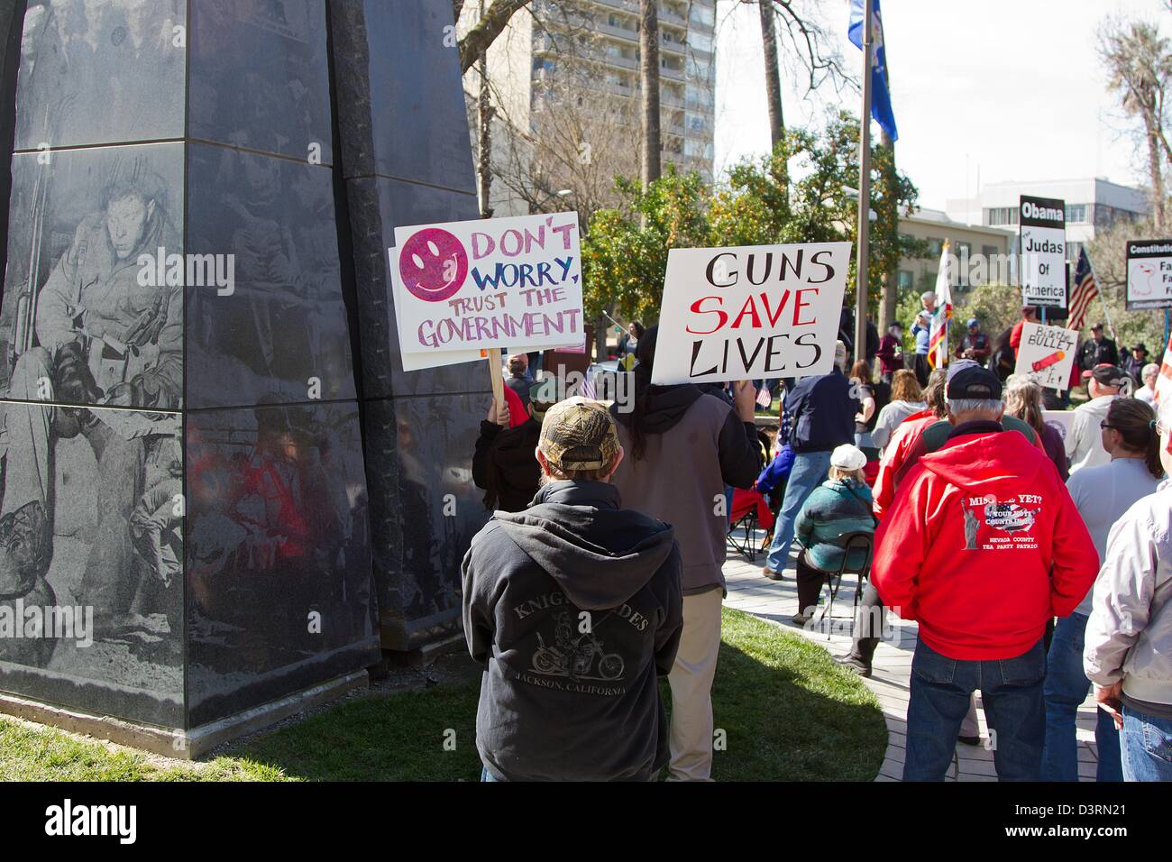 Pro gun rally usa hi-res stock photography and images - Alamy