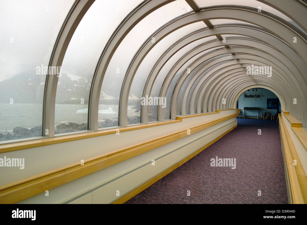 Boggs Visitor Center, Portage Lake, Portage Glacier, Chugach National ...