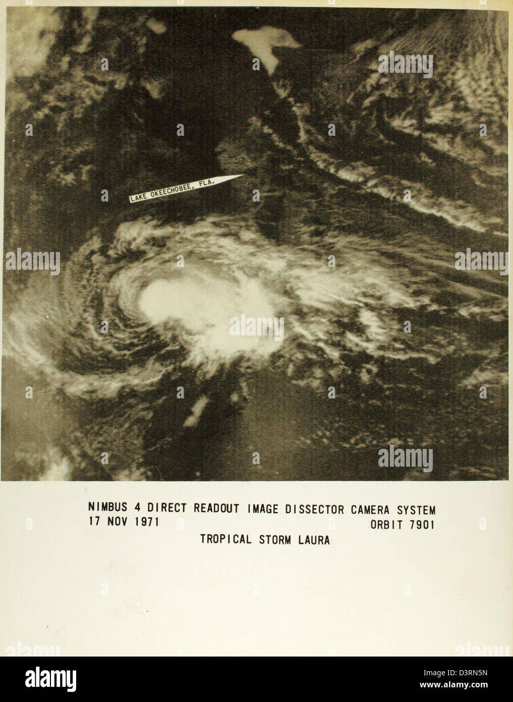 A glossy photo of the Nimbus IV satellite, launched by NASA for Earth ...