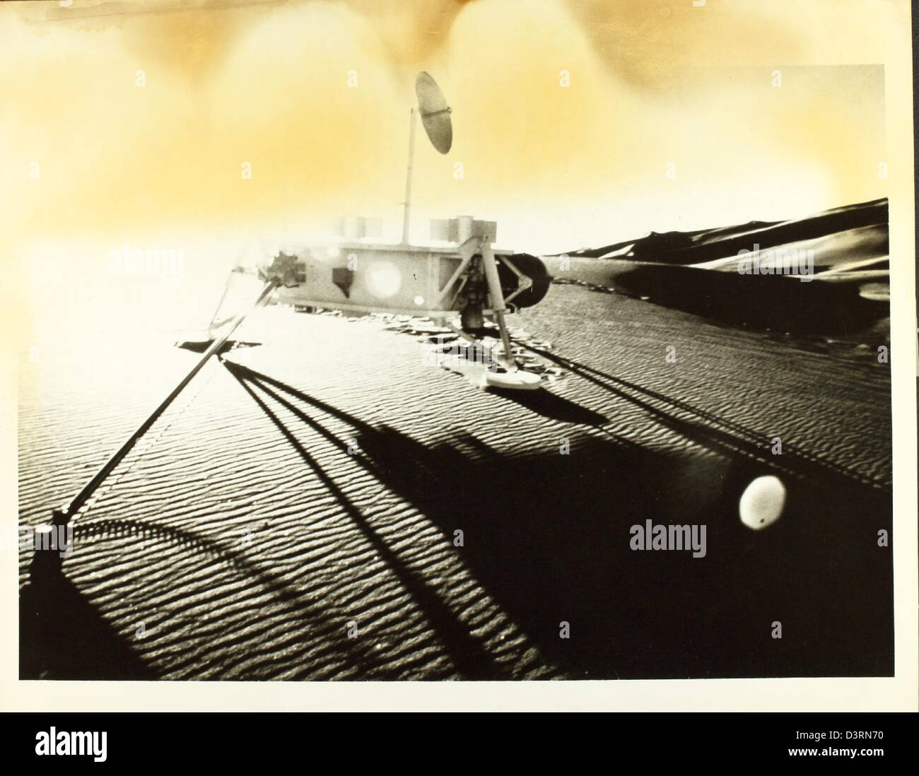 A glossy photo of NASA's Viking Lander, which was the first successful ...