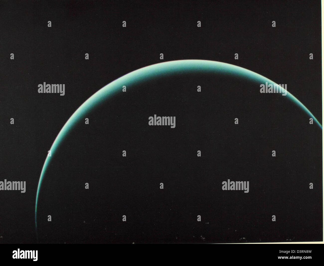 A glossy photo of the Voyager spacecraft, part of NASA's Voyager program, which has provided ...