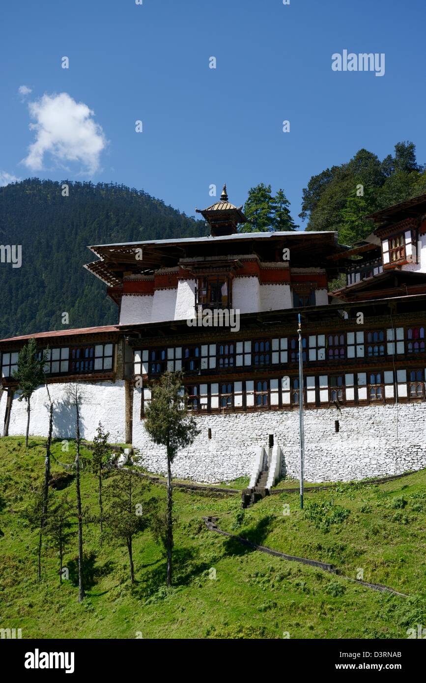 Cheri Goemba (monastery),or Chagri dorjidhen,high up in the himalayan ...