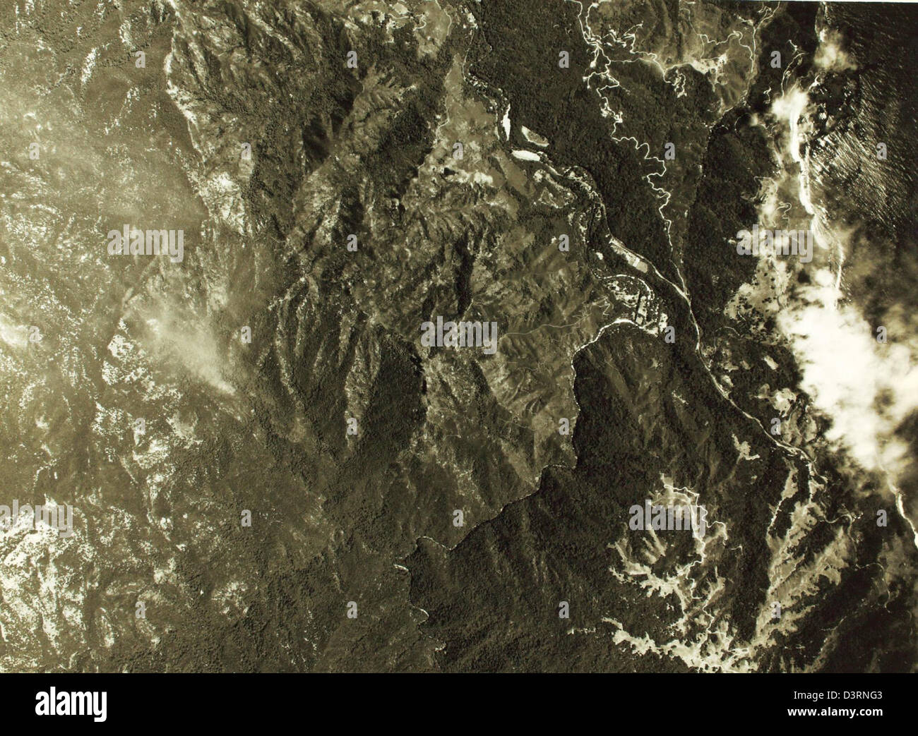 Aerial View of Molera Fire Stock Photo - Alamy