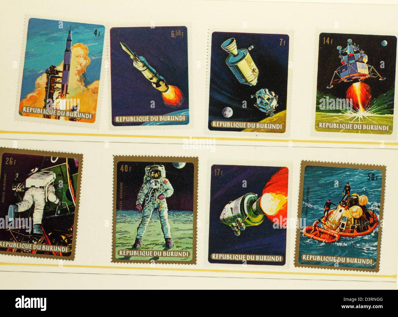 Stamp space nasa hi-res stock photography and images - Alamy