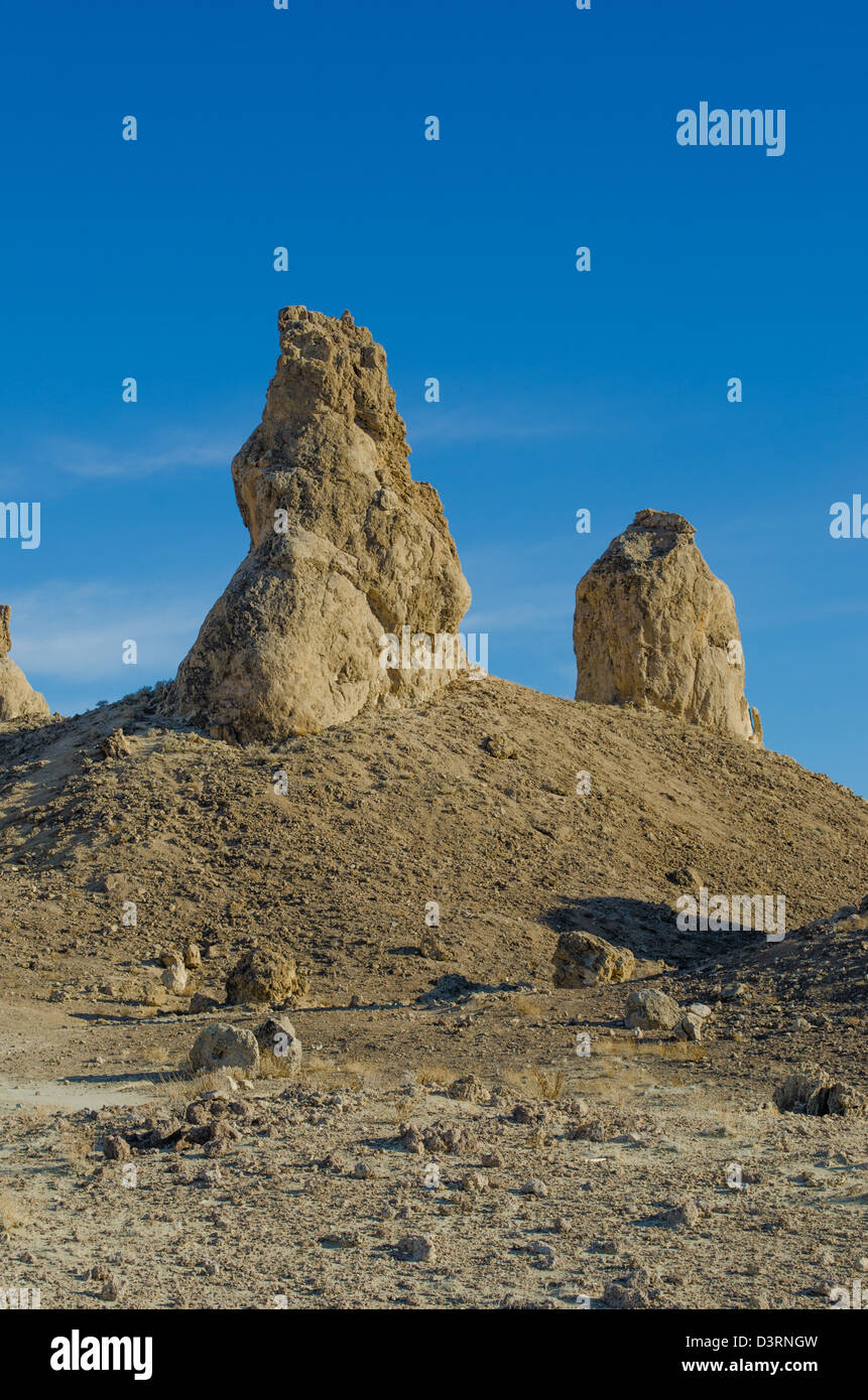 The Trona Pinnacles near Ridgecrest, California USA, are tufa ...