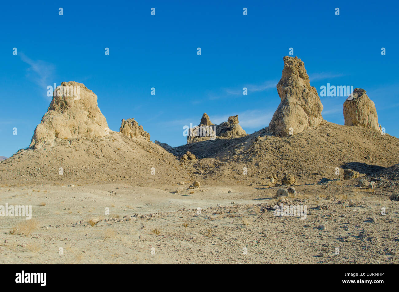The Trona Pinnacles near Ridgecrest, California USA, are tufa ...