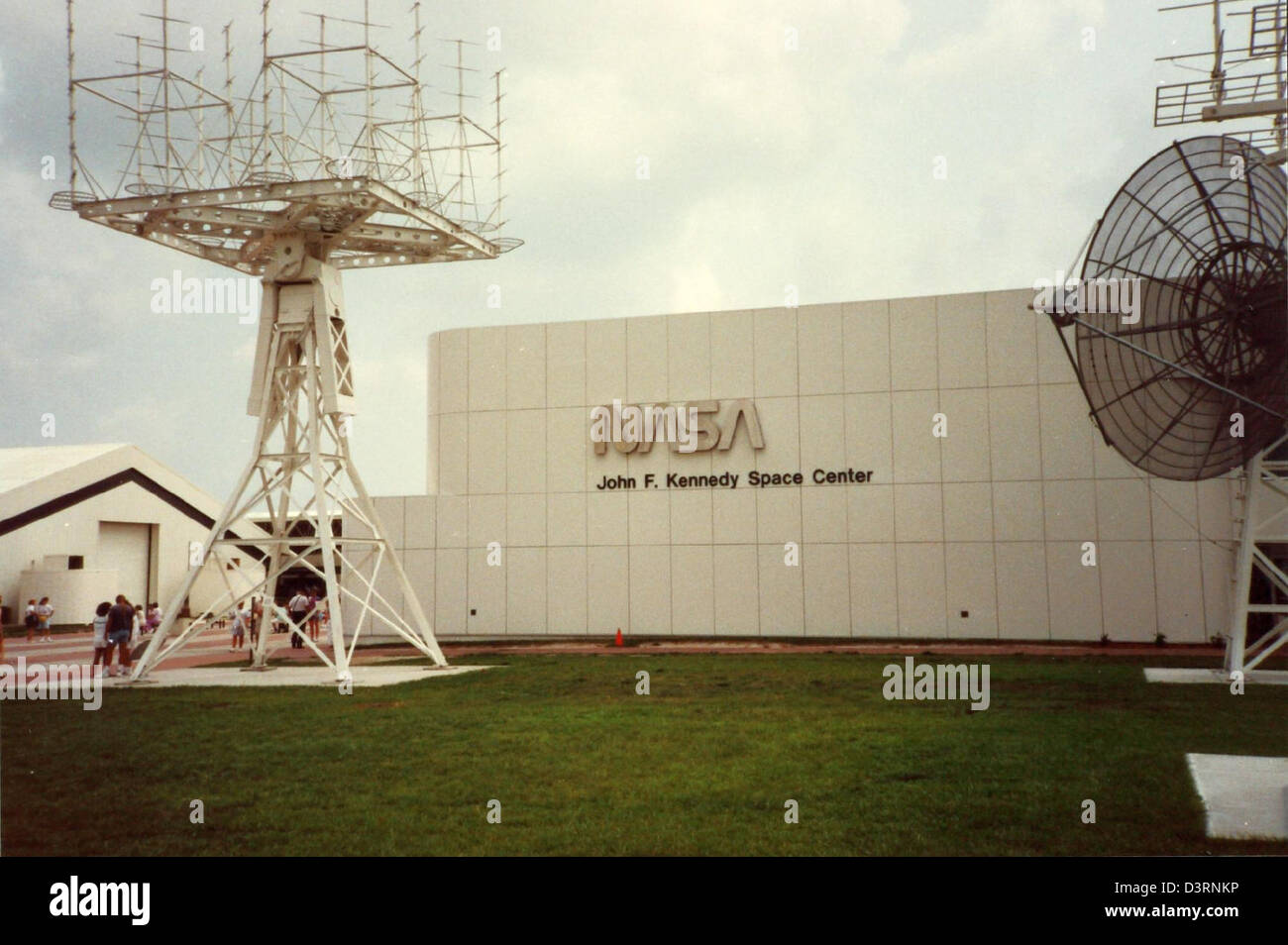 A high-quality photo showcasing the iconic Kennedy Space Center, a ...