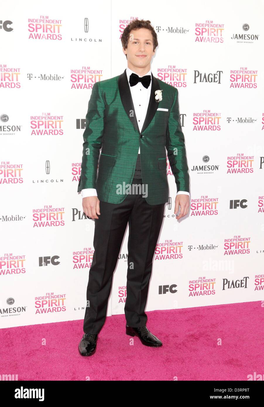 Santa Monica, California, USA 23rd Feb, 2013. Andy Samberg at arrivals ...
