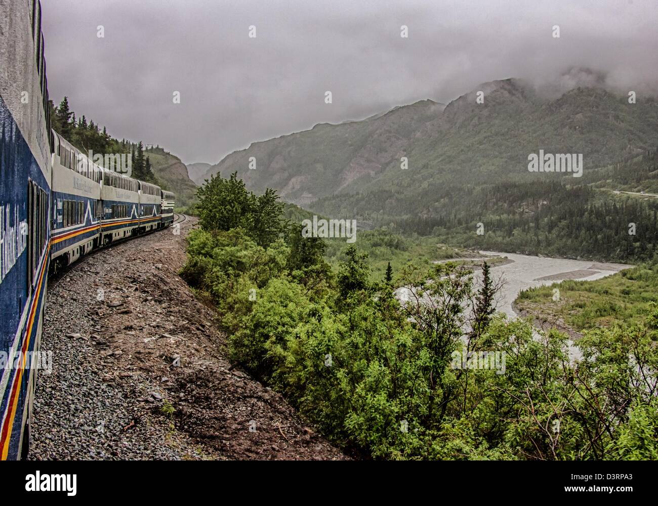 Princess alaska train hi-res stock photography and images - Alamy