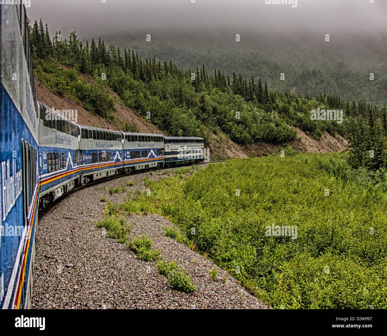 Princess alaska train hi-res stock photography and images - Alamy