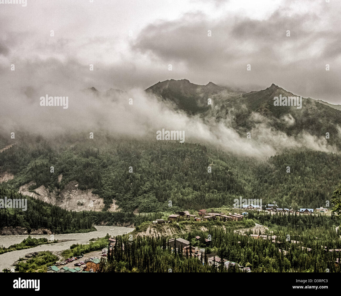 Denali park village hi-res stock photography and images - Alamy