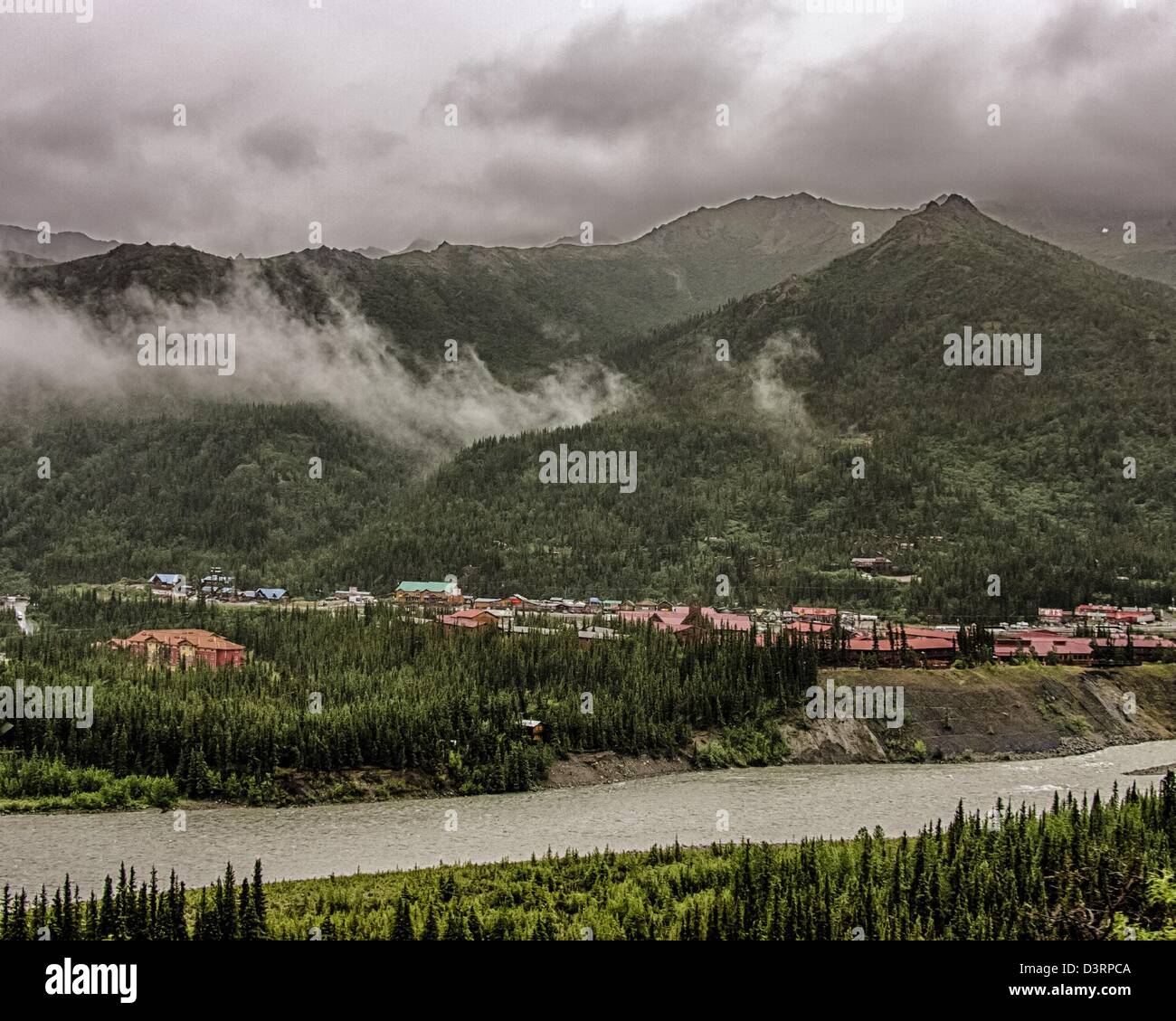 Denali park village hi-res stock photography and images - Alamy