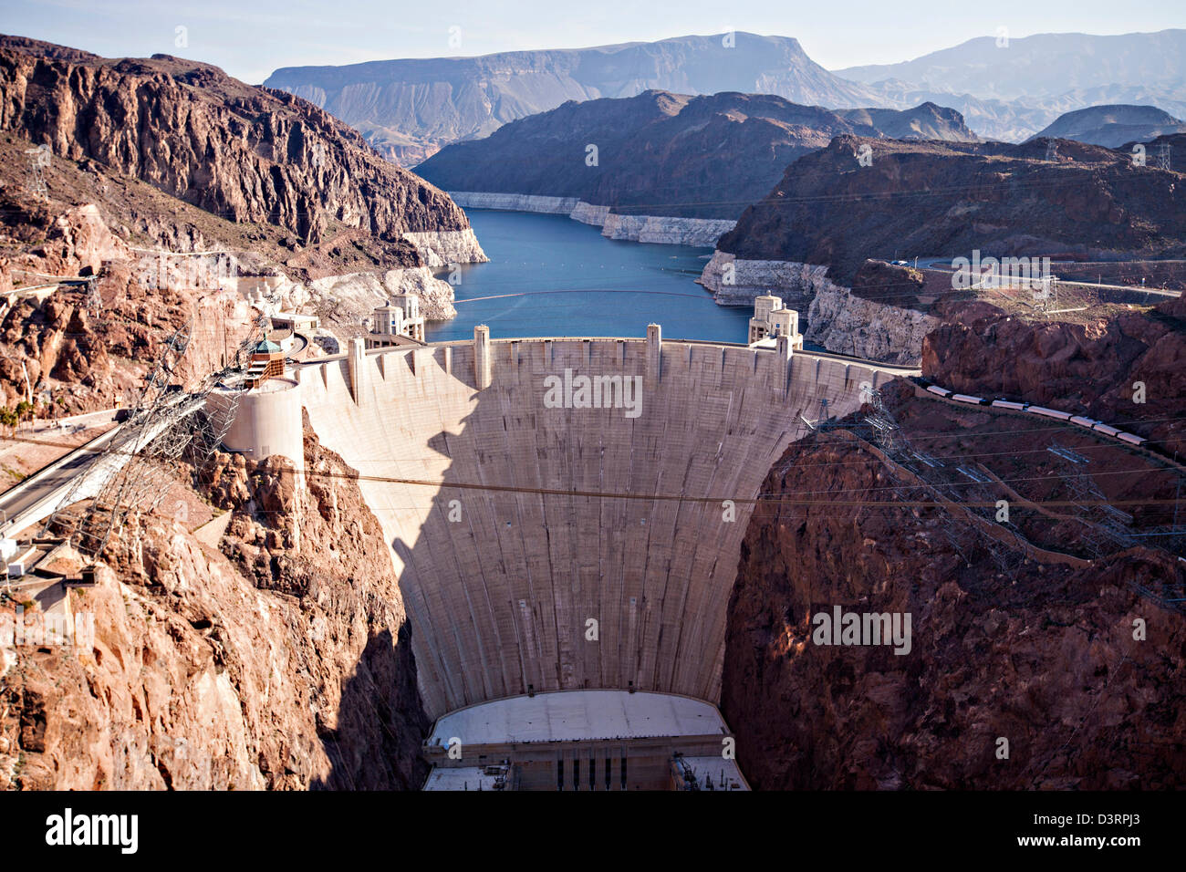 Hoover dam aerial hi-res stock photography and images - Alamy