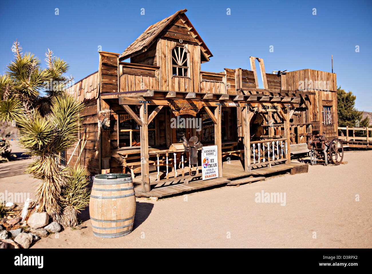 Old West movie set at Pioneertown, California Stock Photo - Alamy