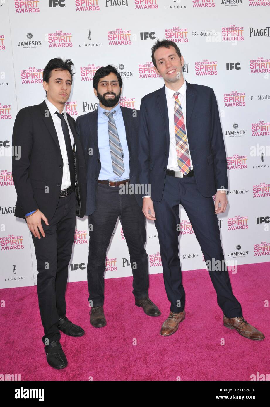 Santa Monica, California, USA 23rd Feb, 2013. Yoni Brook, Musa Syeed ...