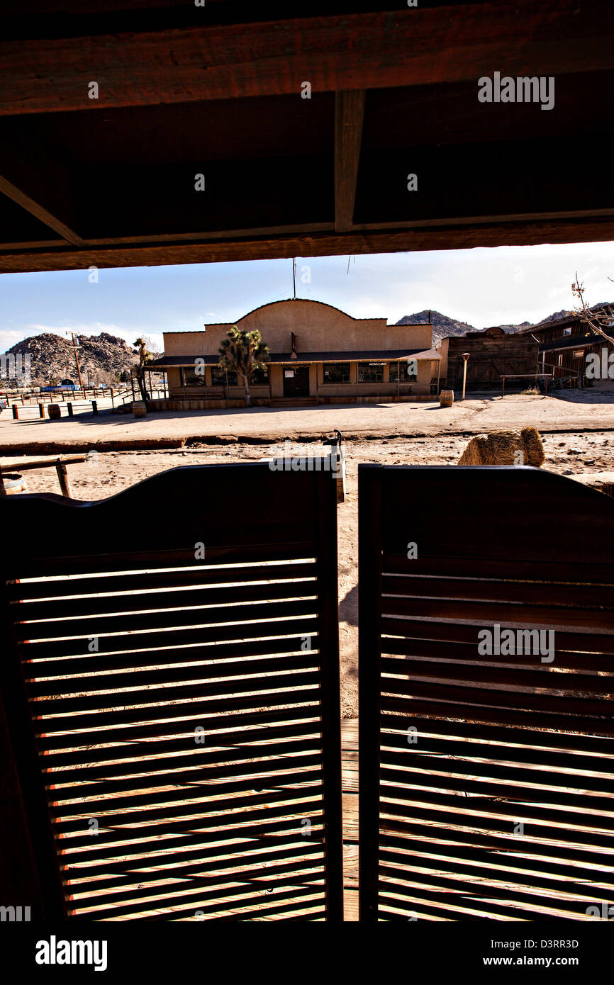 Old west movie set pioneertown hi-res stock photography and images - Alamy