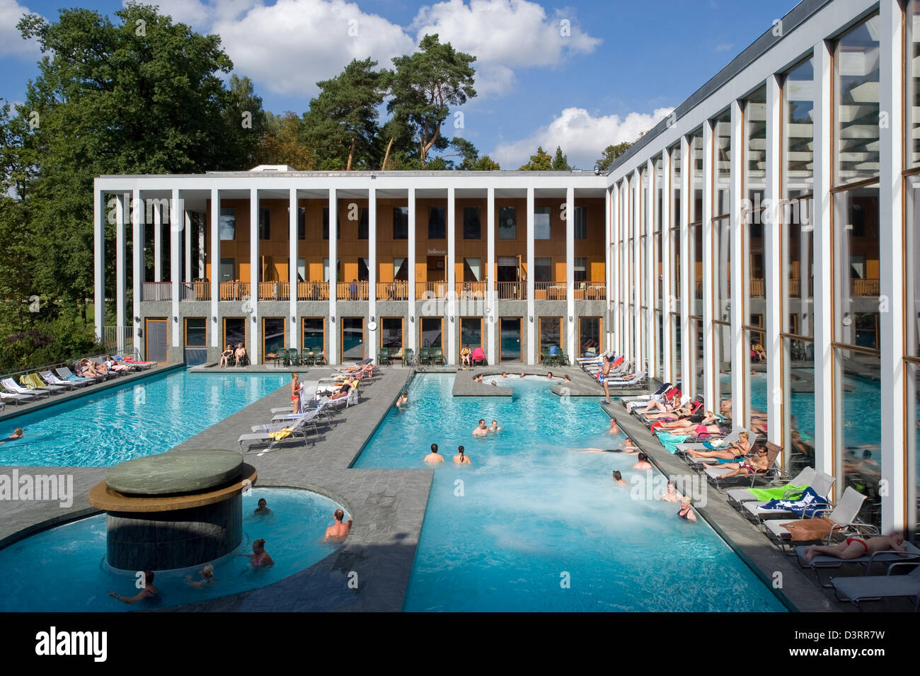 Storkow Germany The Saarow Therme Stock Photo Alamy