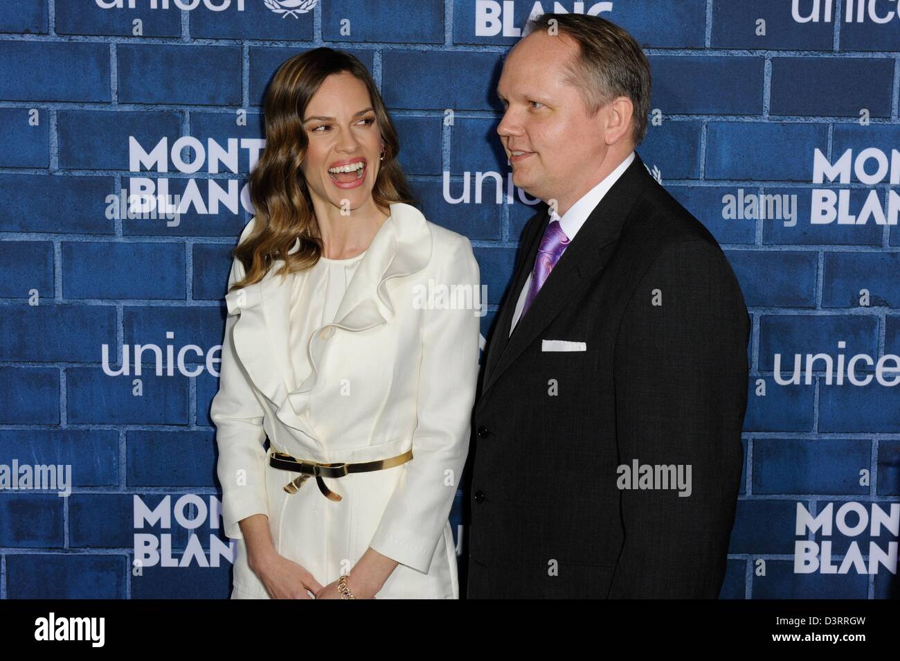 Hillary Swank, Jan-Patrick Schmitz at arrivals for 2nd Annual Pre-Oscar ...