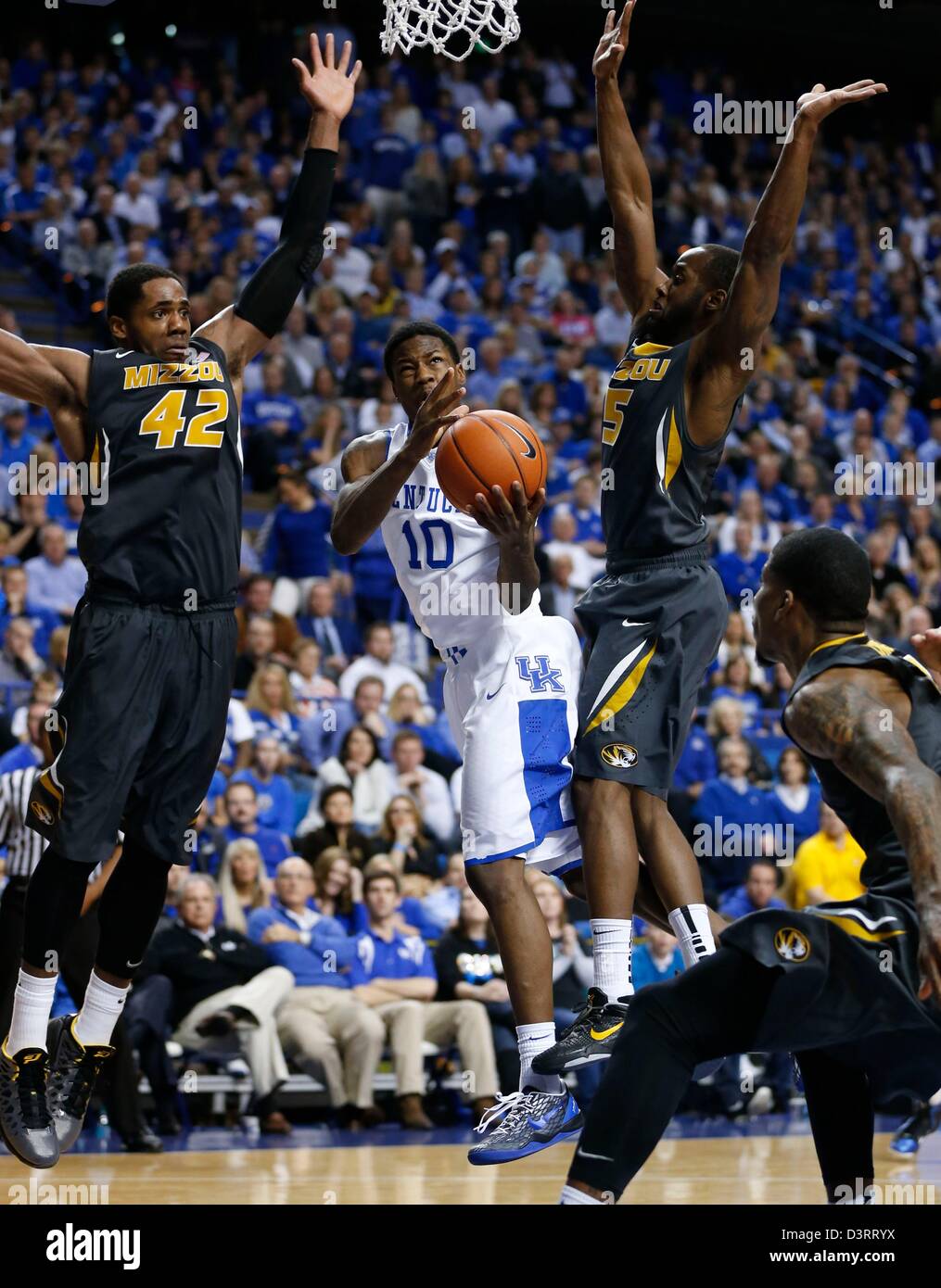Lexington, KY, USA. 23rd Feb, 2013. Kentucky Wildcats guard Archie ...