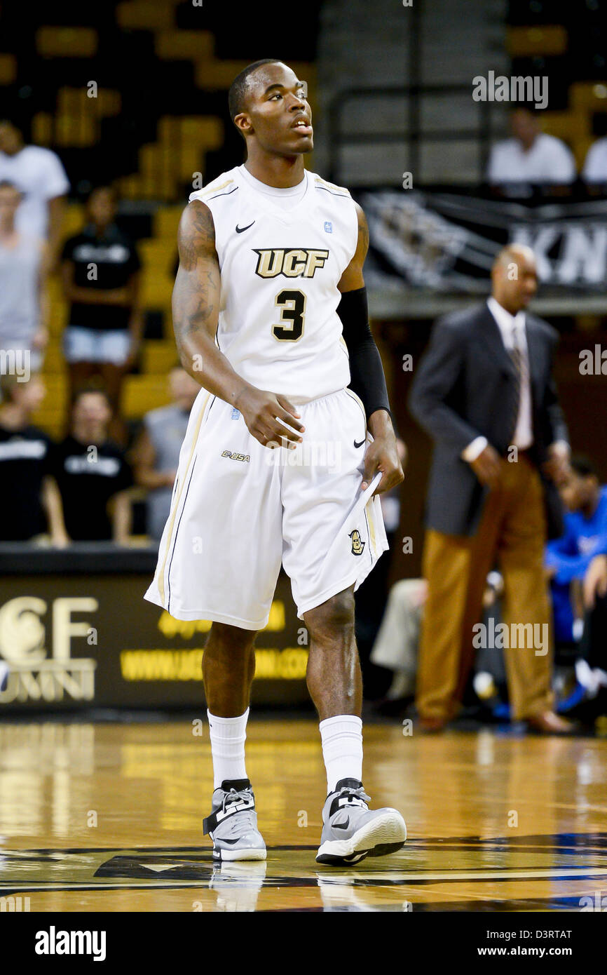 Orlando, USA. 23rd Feb, 2013. UCF guard/forward Isaiah Sykes (3) during ...