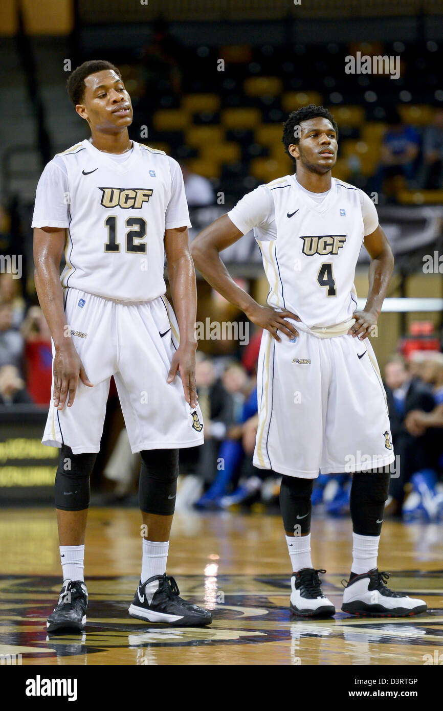 Orlando, USA. 23rd Feb, 2013. UCF guard Matt Williams (12) and UCF ...