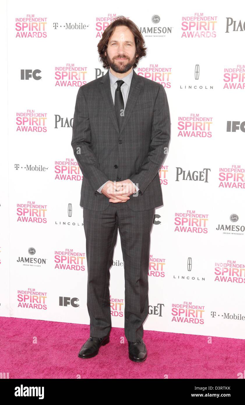 Santa Monica, California, USA 23rd Feb, 2013. Paul Rudd at arrivals for ...