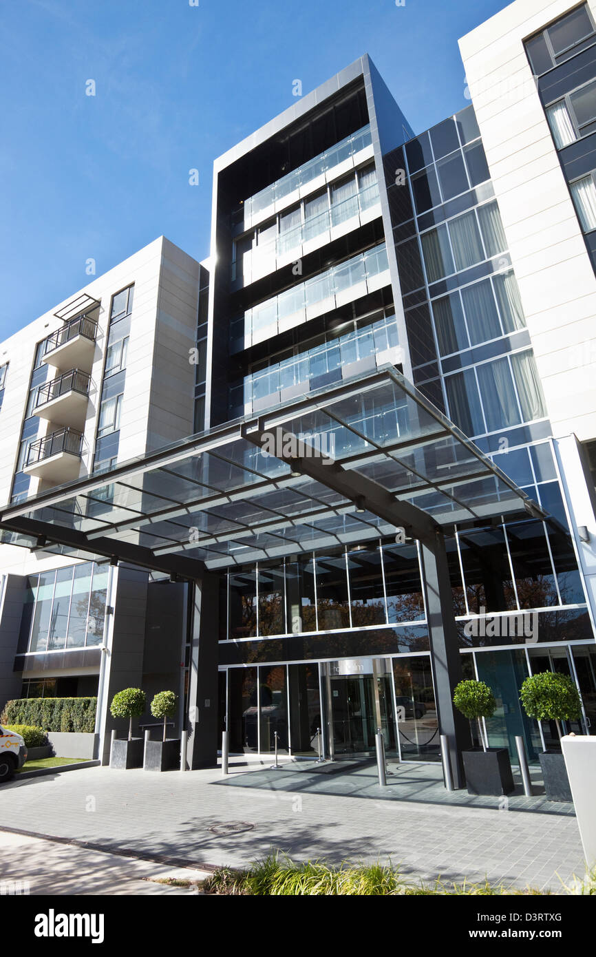 The entrance to Hotel Realm in Barton. Canberra, Australian Capital ...