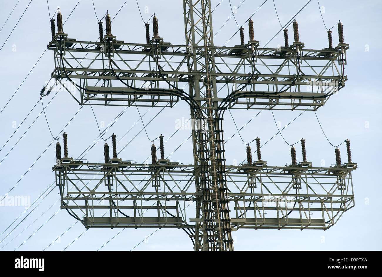 Berlin, Germany, detail of a pylon Stock Photo - Alamy