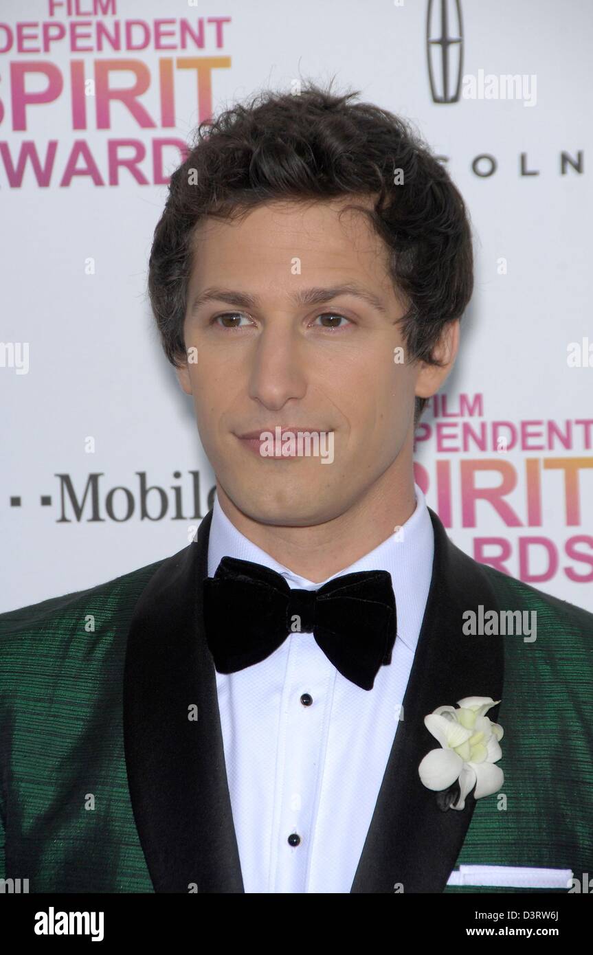 Santa Monica, California, USA 23rd Feb, 2013. Andy Samberg at arrivals ...