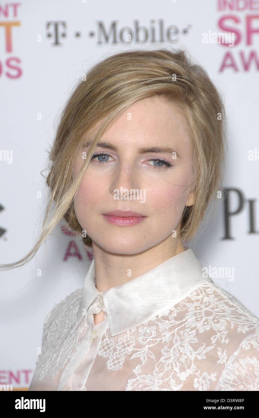 Santa Monica, California, USA 23rd Feb, 2013. Brit Marling at arrivals ...