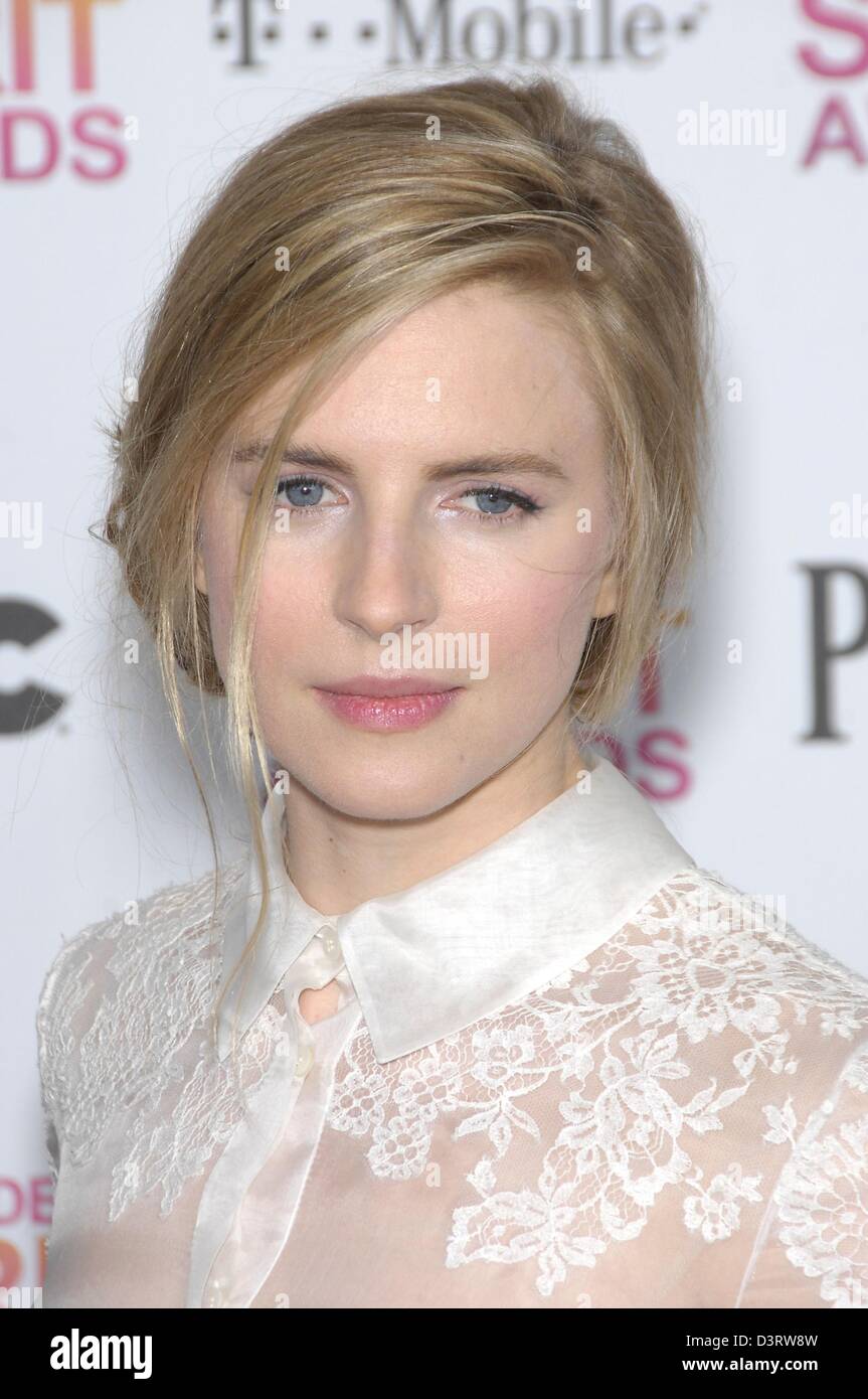 Santa Monica, California, USA 23rd Feb, 2013. Brit Marling at arrivals ...