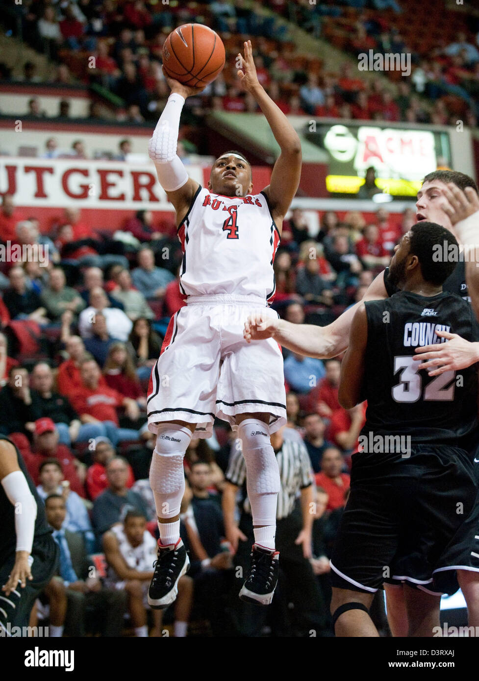 Piscataway, New Jersey, U.S. 23rd Feb, 2013. Rutgers' guard Myles Mack ...