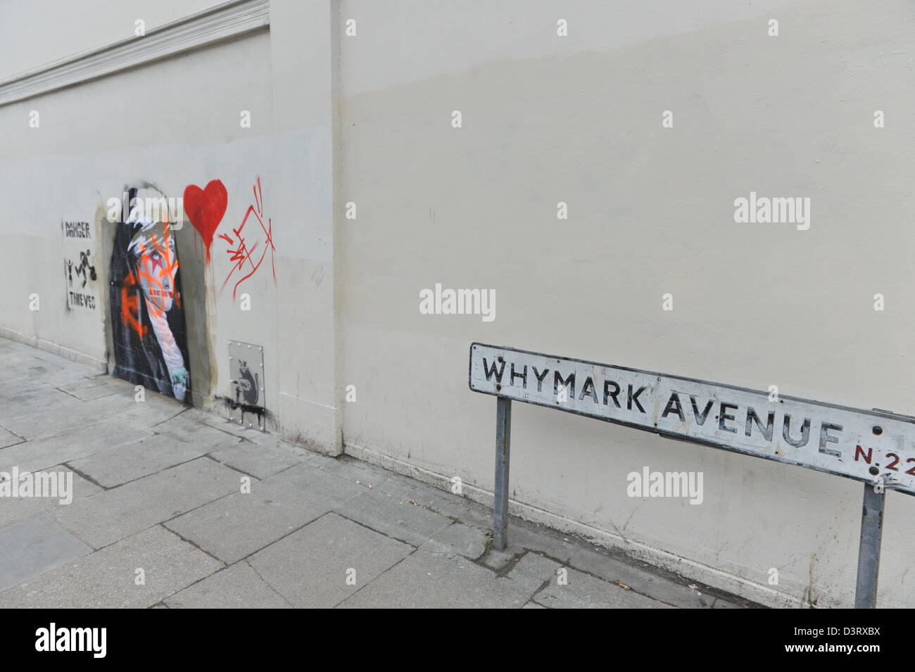 Wood Green, London, UK. 24th February 2013. The collected Graffiti on ...