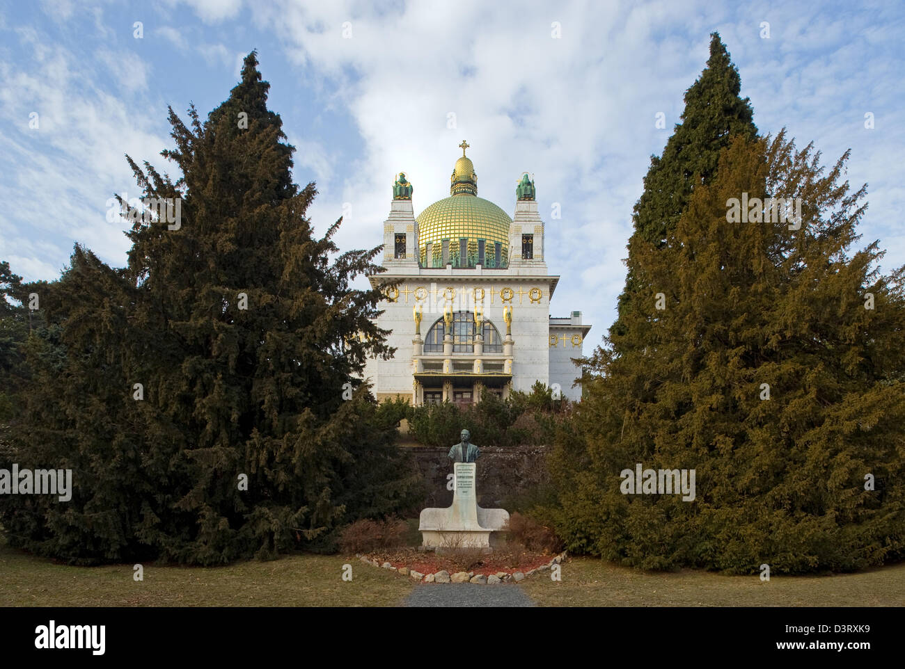 Vienna, Austria, the Steinhof church on the grounds of the Otto Wagner ...