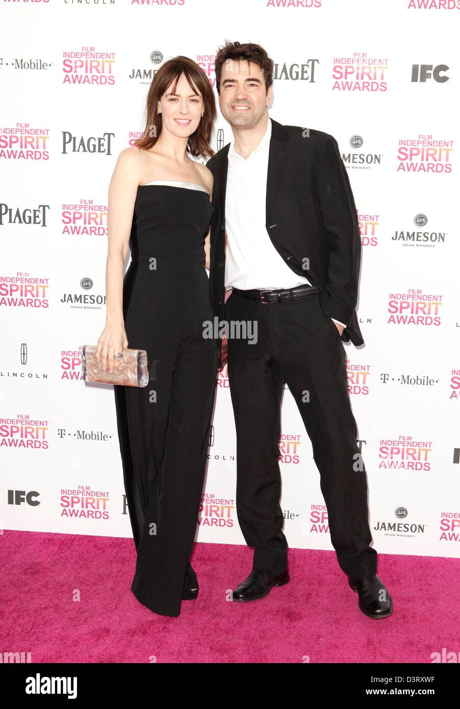 Santa Monica, California, USA 23rd Feb, 2013. Rosemarie DeWitt, Ron ...